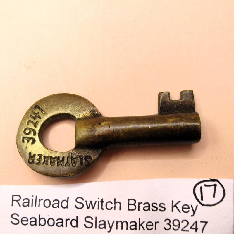 Brass Railroad Switch Keys - Etsy