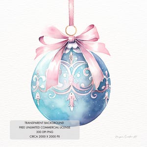 17 Christmas Bauble Clipart, Christmas Ornaments PNG, Christmas Tree ...