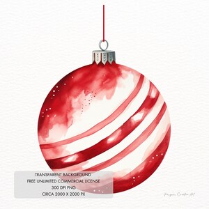 17 Christmas Bauble Clipart, Christmas Ornaments PNG, Christmas Tree ...