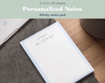 Personalized Frog Sticky Notes // 3x3 Inch With 50 Notes per Pad ...