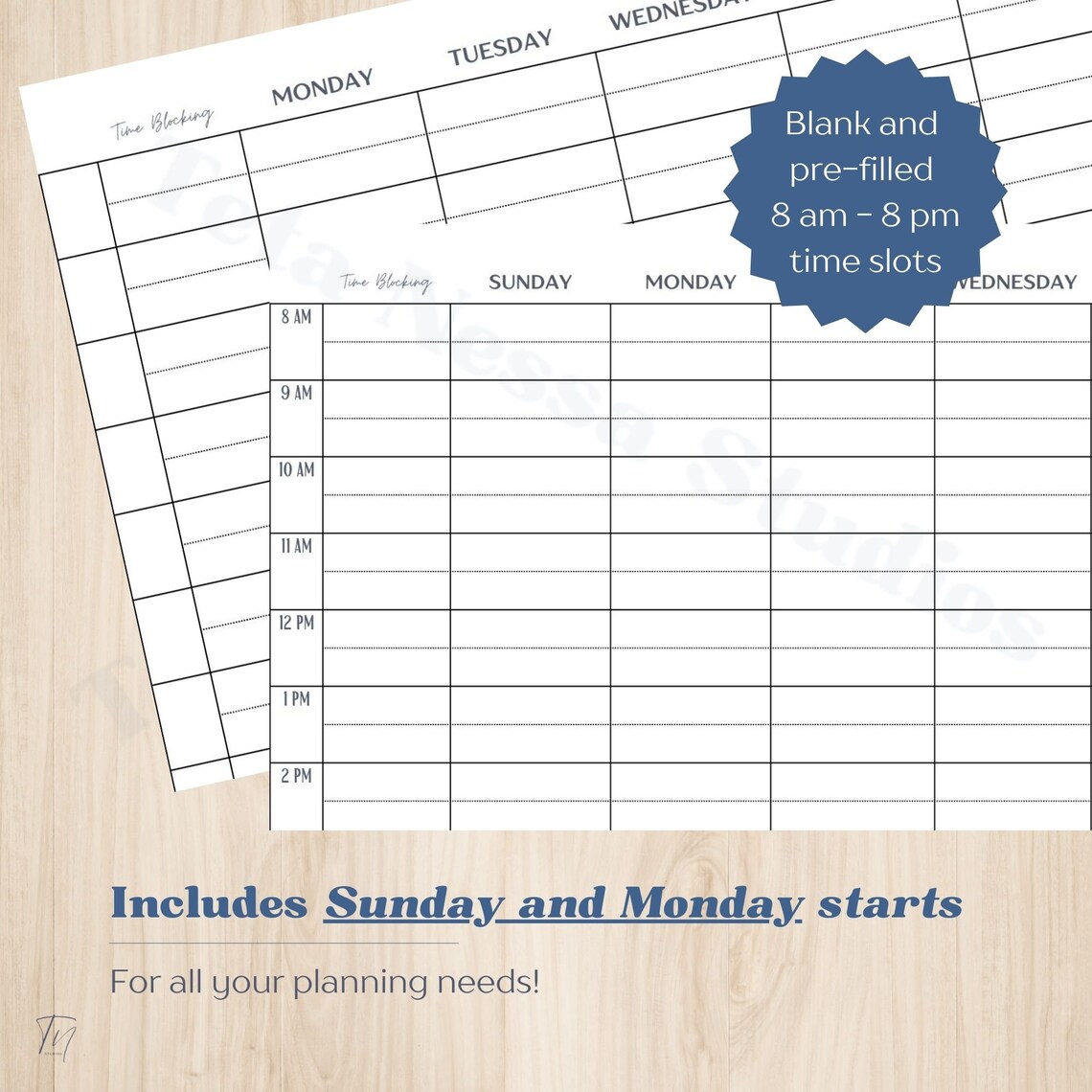 Minimalist Weekly Planner Printable, Weekly Reflection, Schedule by ...