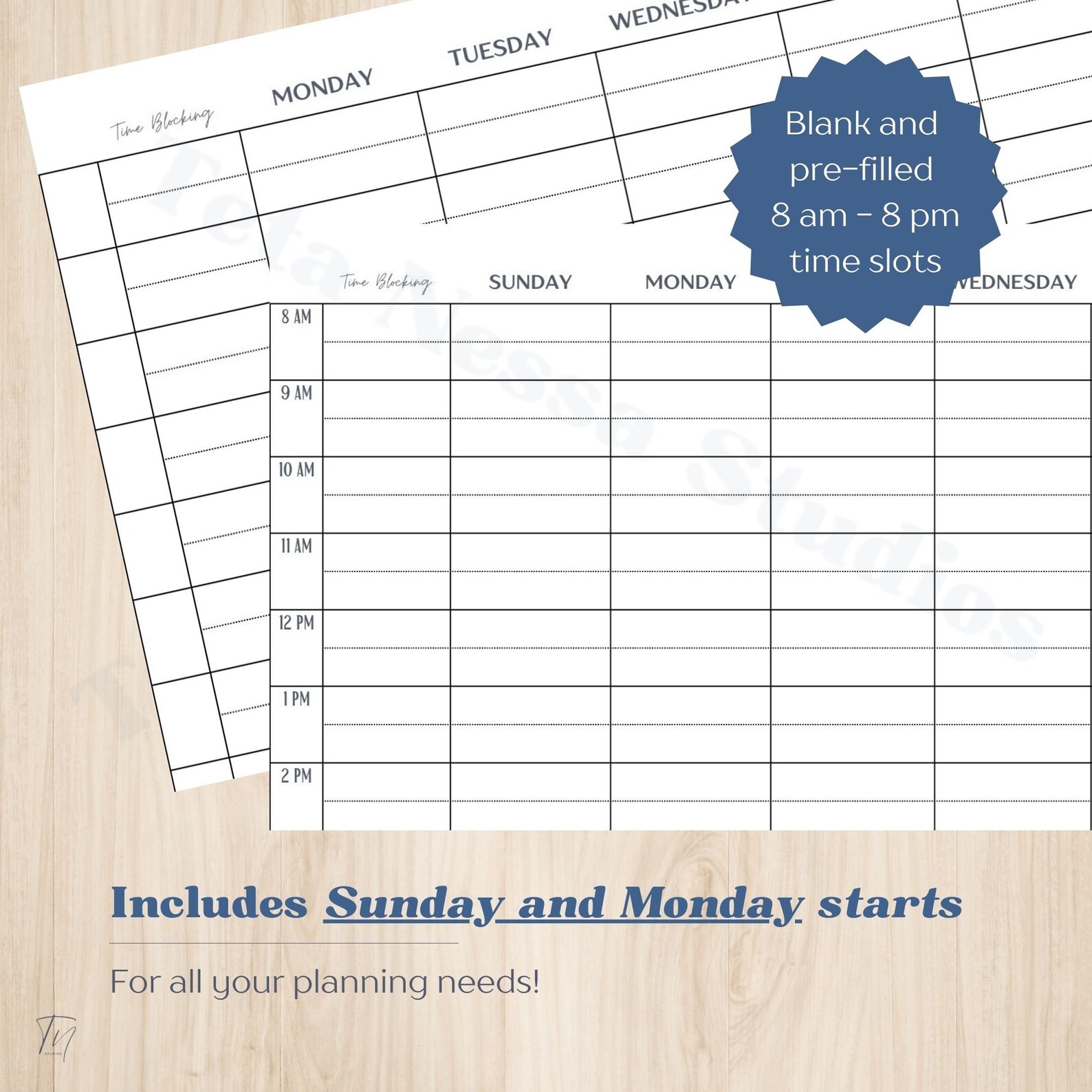 Minimalist Weekly Planner Printable, Weekly Reflection, Schedule by ...