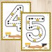 Number Tracing Practice, Numbers Flashcard, Counting Printable, Writing ...