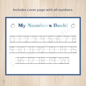 Preschool Alphabet Numbers Tracing Practice Sheets Bundle Preschool ...