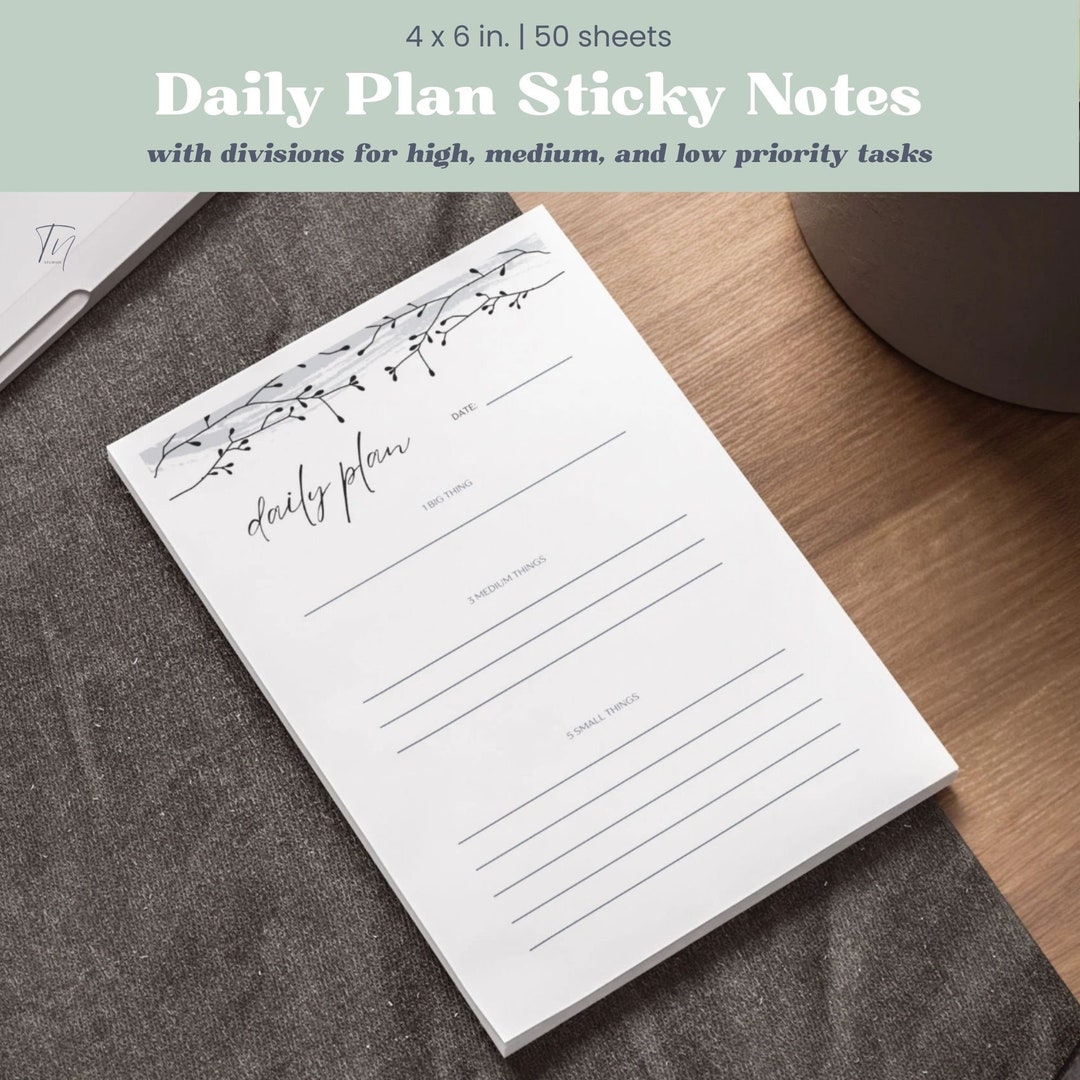 Daily To-do List Post-it Notes Family Organizer Planners Daily ...