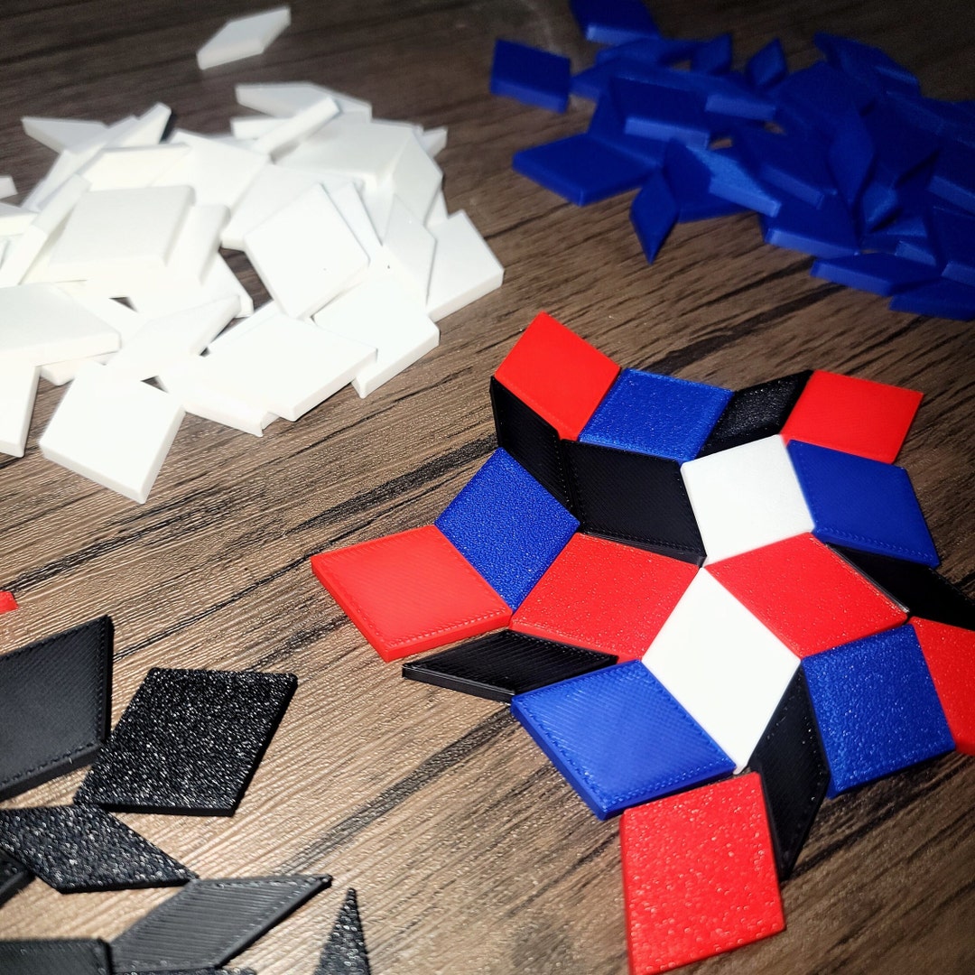 Penrose Tiles Rhombus P3 Tiles STEM Educational Toy for Teachers and ...