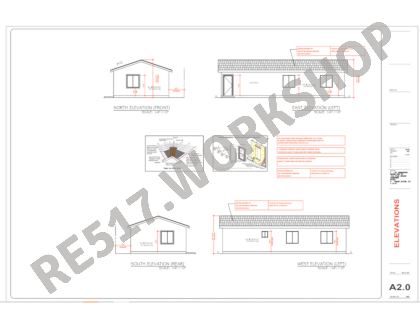 Modern Camping House Plan Design 2 Bedroom, 2 Bath 800 Sq. Ft. Gable ...