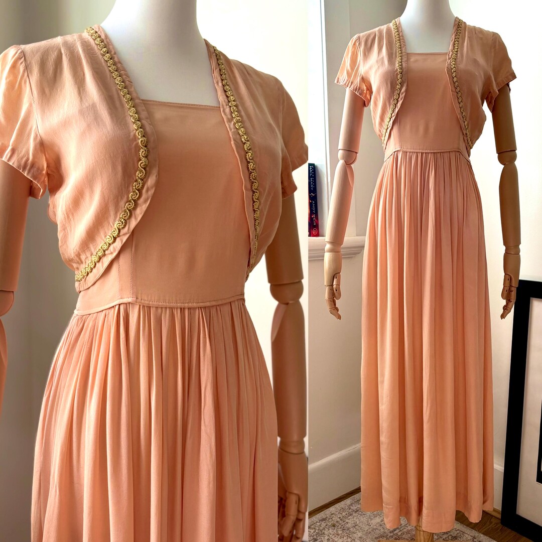 1950s Stage Dress & Bolero | Original Vintage | Wounded Bird - Etsy