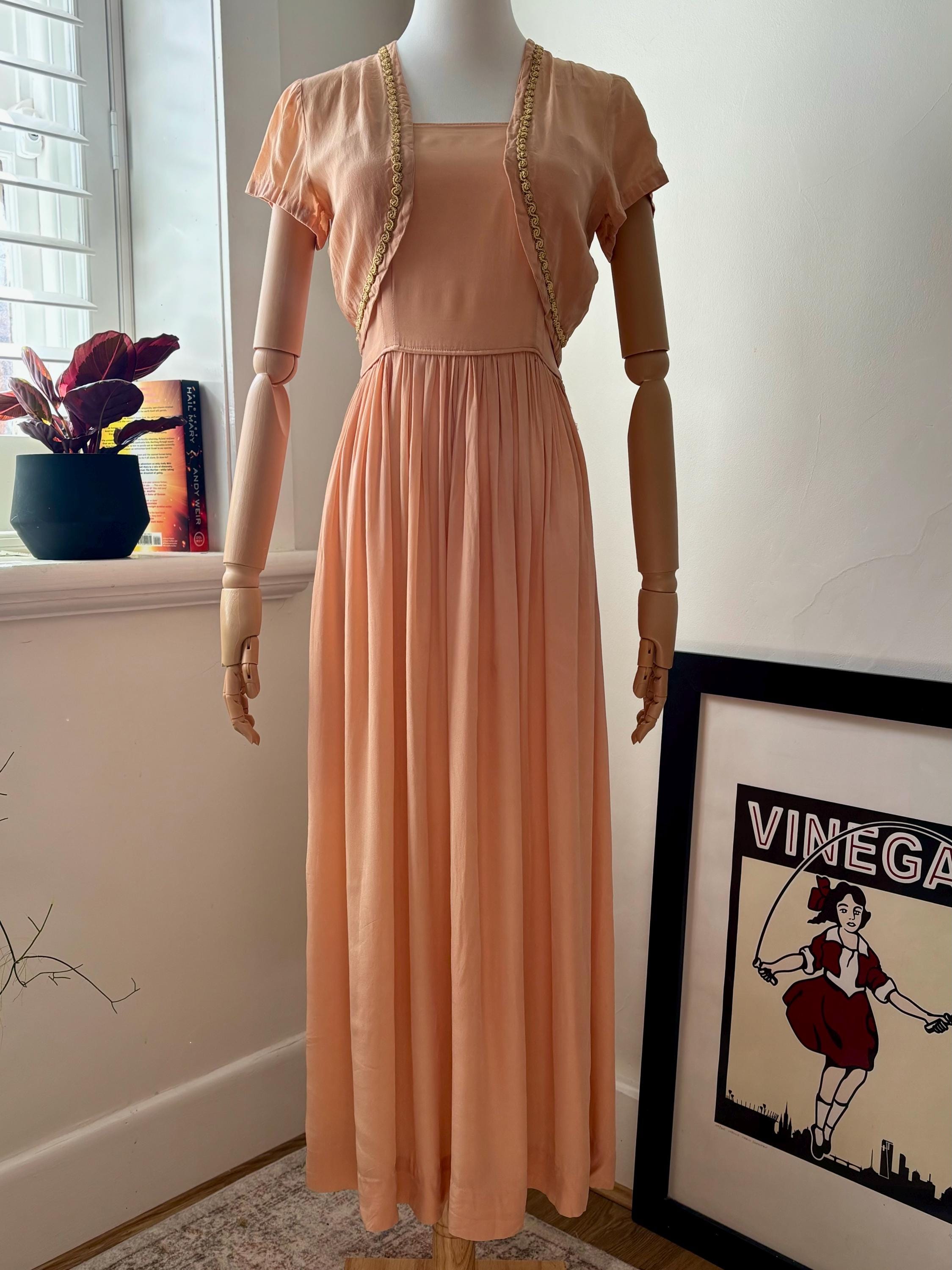 1950s Stage Dress & Bolero | Original Vintage | Wounded Bird - Etsy