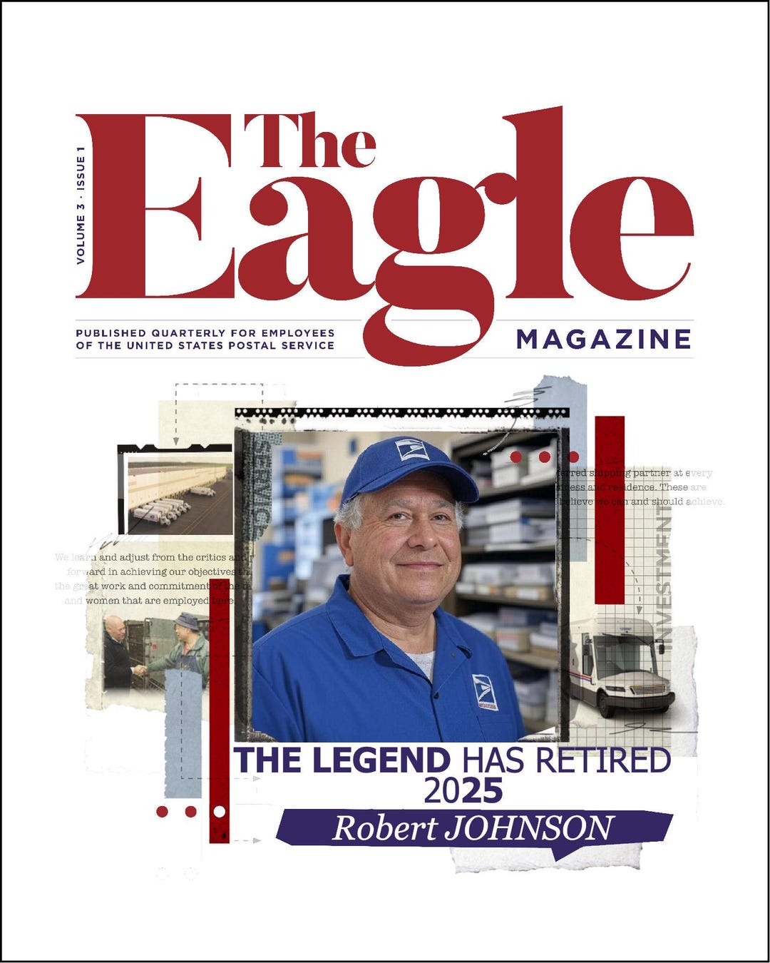Personalized USPS Retirement Magazine Cover: Postal Worker Gift ...