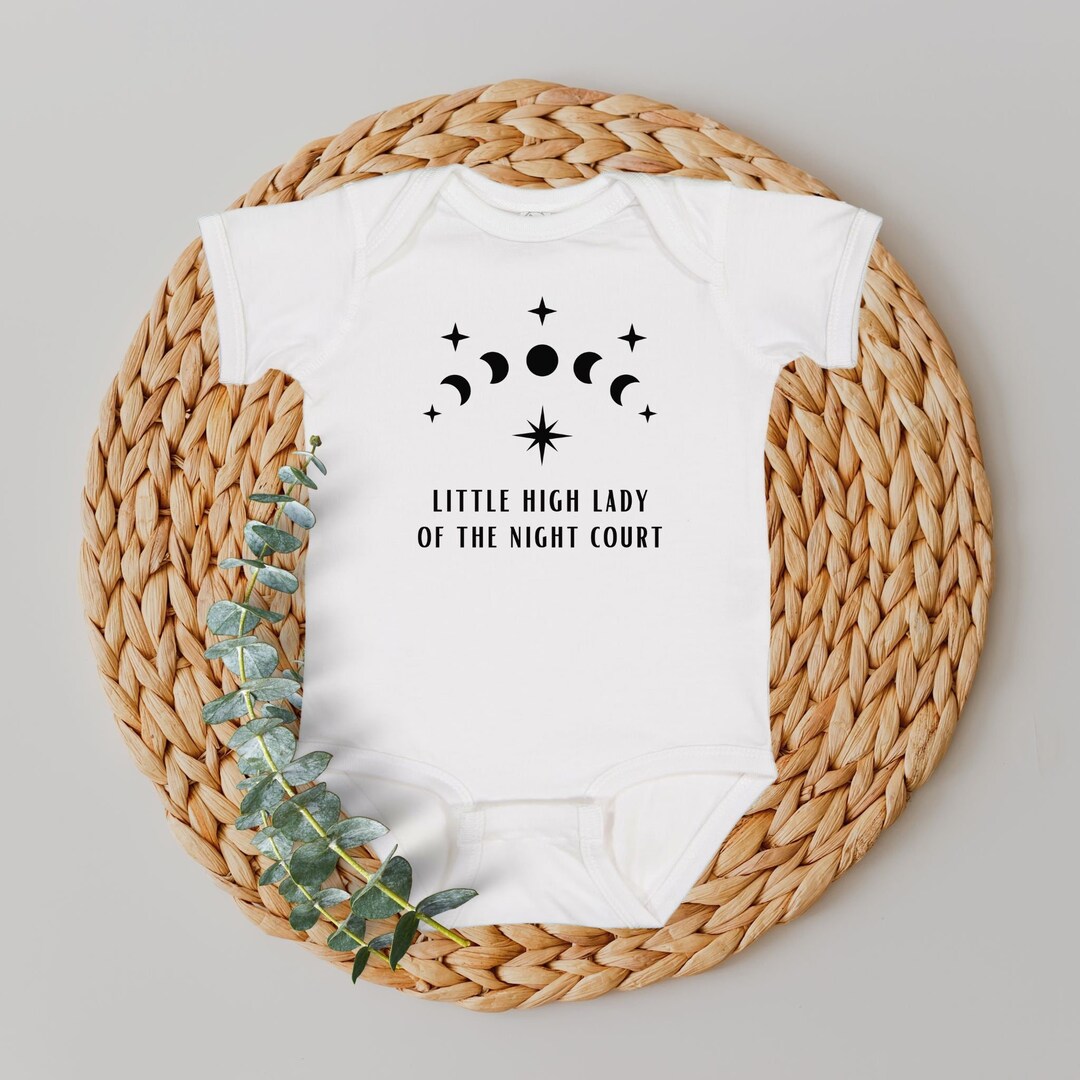 Little High Lady Baby Bodysuit, ACOTAR Baby Blanket, Sarah J Maas Merch ...