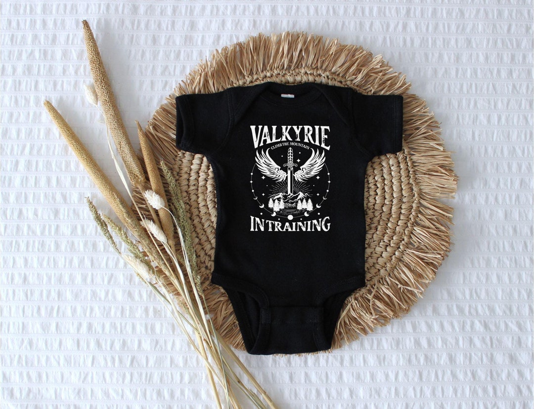 Valkyrie in Training Bodysuit, ACOTAR Baby, Sarah J Maas Merch, Velaris ...