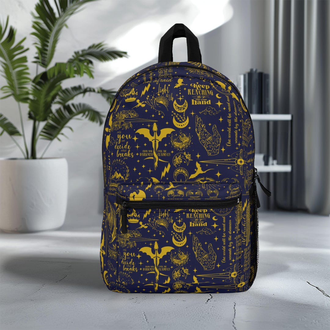 ACOTAR Massaverse Reader Backpack Sarah J Maas Merch Fantasy Gift for ...