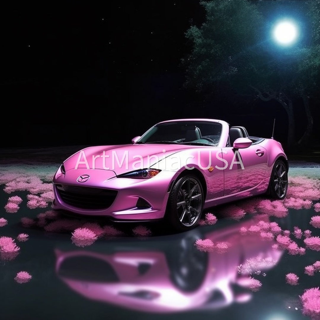 Mazda Miata Digital Art - Etsy