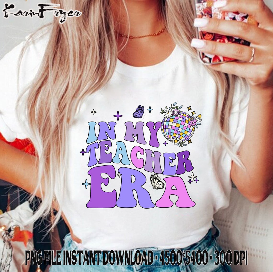 In My Teacher Era PNG Bundle Teacher Era Png 1st Grade Era - Etsy