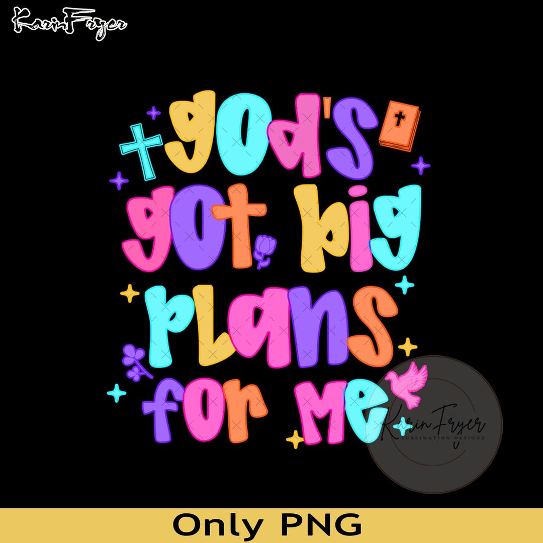 Preppy God’s Got Big Plans for Me Png, Christian Women Design Png ...