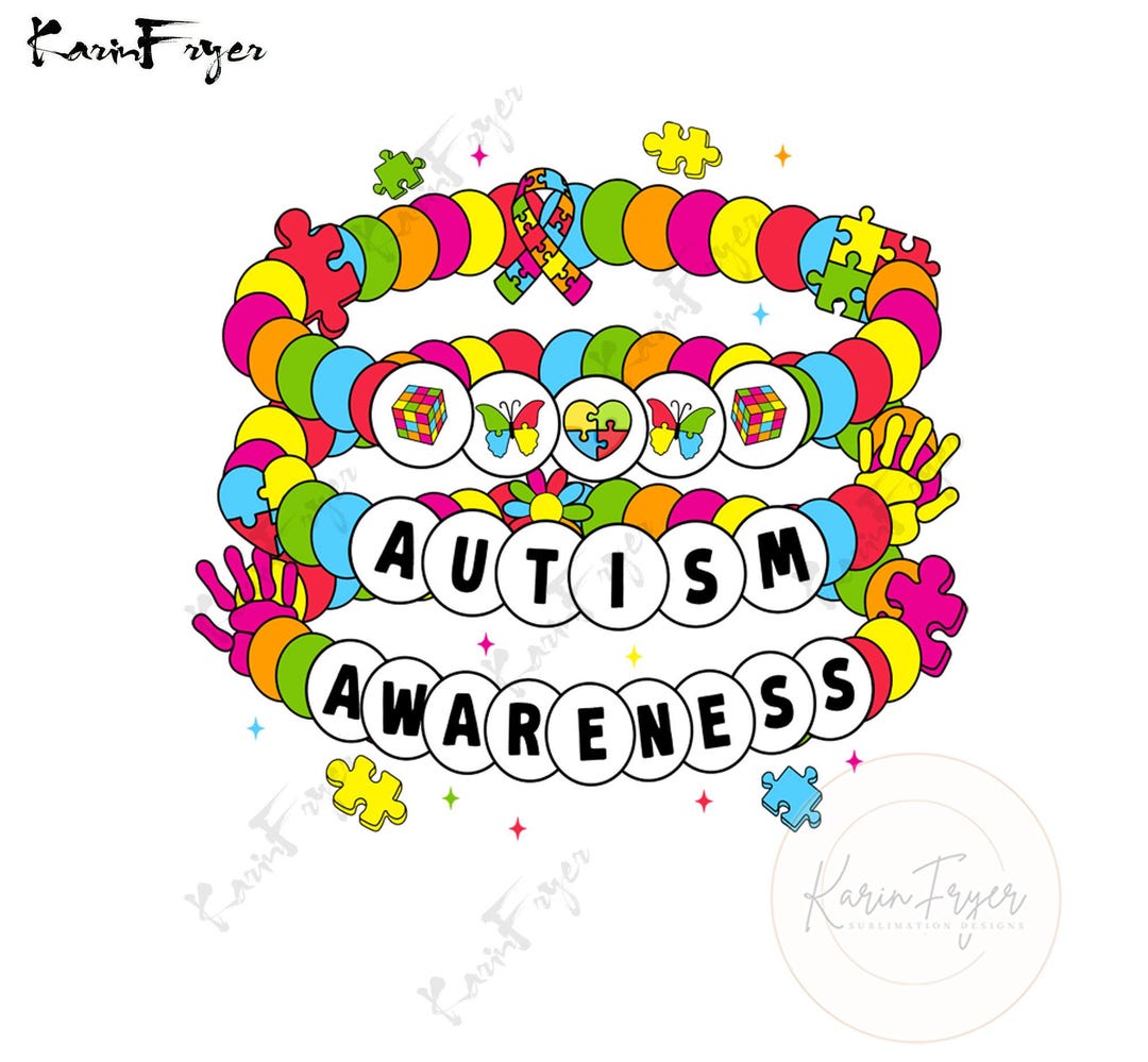 Autism Awareness Bracelet Png, Autism Mama PNG, Autism Awareness Png ...