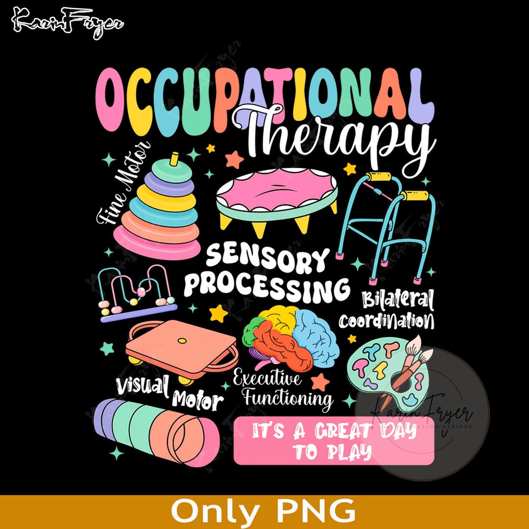 Occupational Therapy Png, Retro OT Cota Png, Occupational Therapist, OT ...