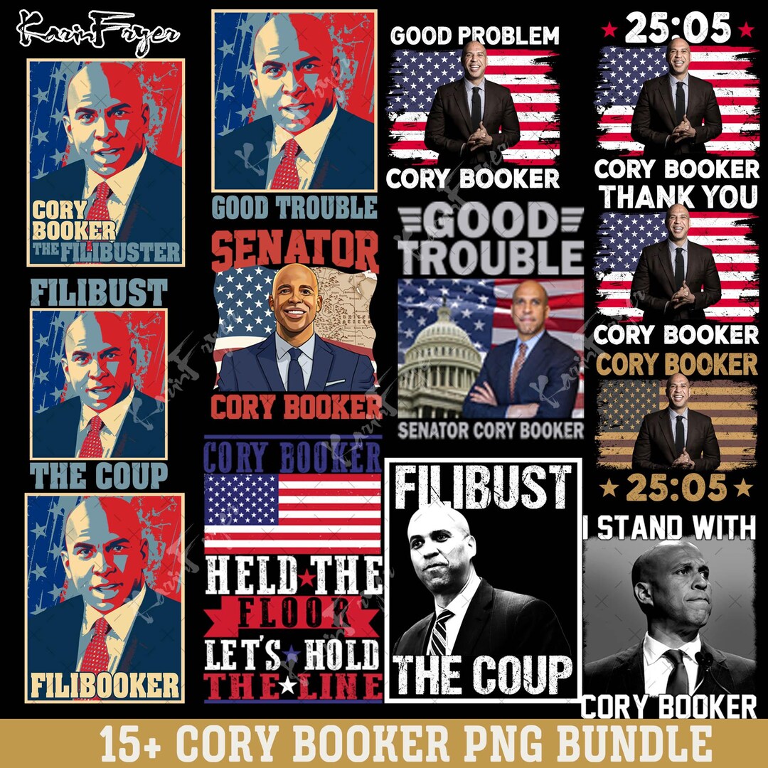 15+ Cory Booker Png Bundle, Cory Booker Filibuster Png Bundle, Thank ...