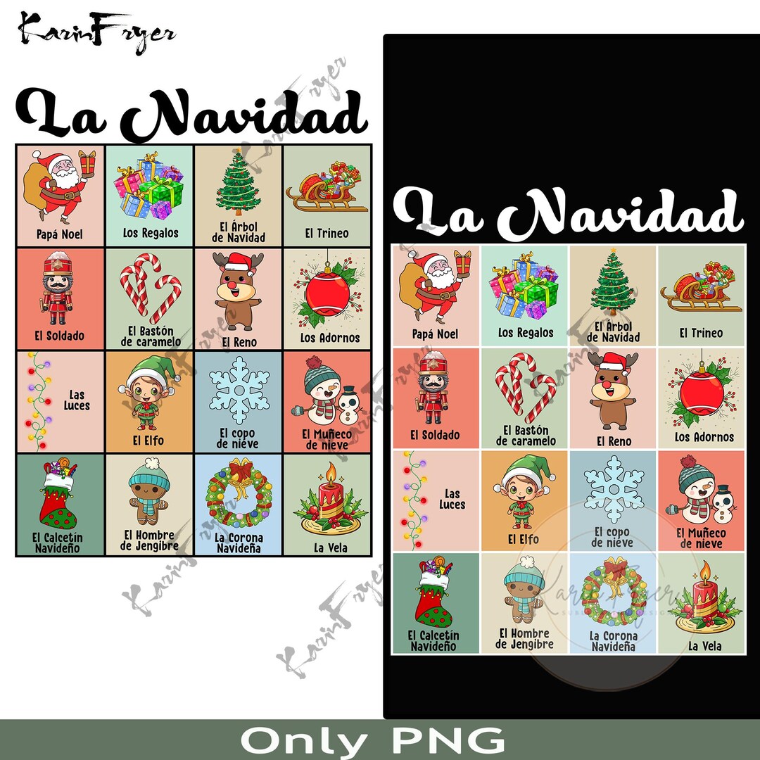 Mexican Christmas Png, La Navidad Christmas Png,spanish Teacher Xmas ...