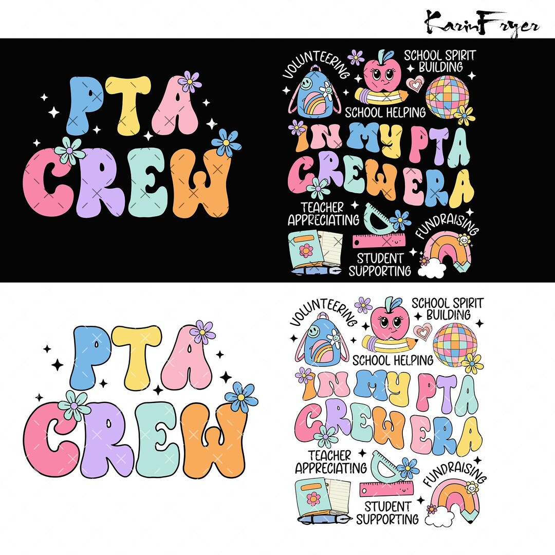 In My PTA Crew Era Png, Pta Mom Era Png, Parent Teacher Association ...