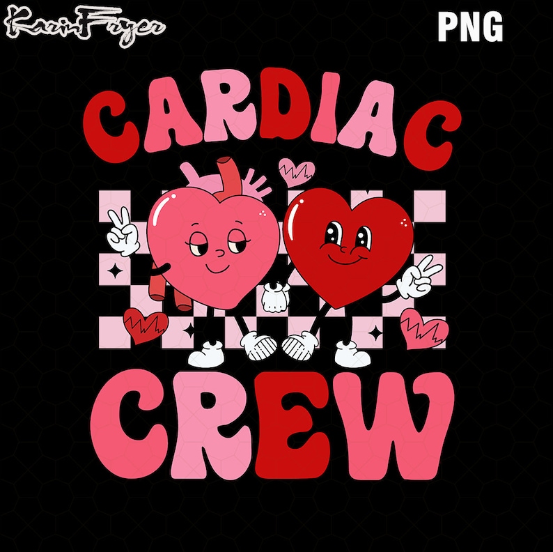 Cardiac Crew Valentine Png, Cardiac Nurse Png, Valentines Day Nurse Png ...