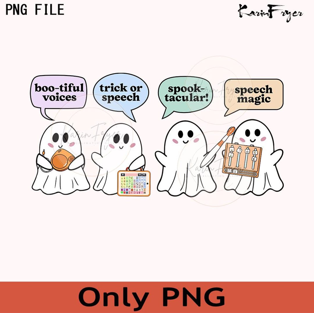 SLP Halloween Png, Trick or Speech Png, Speech Therapy Halloween Png ...