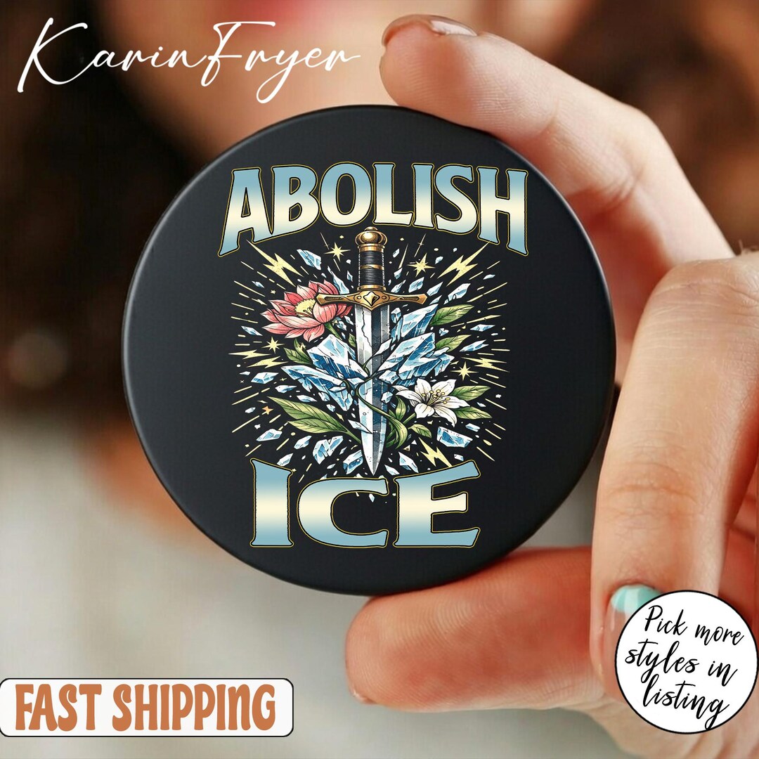 Abolish ICE Pin Button, Justice for Renee Nicole Good Pin, Anti ICE Pin ...