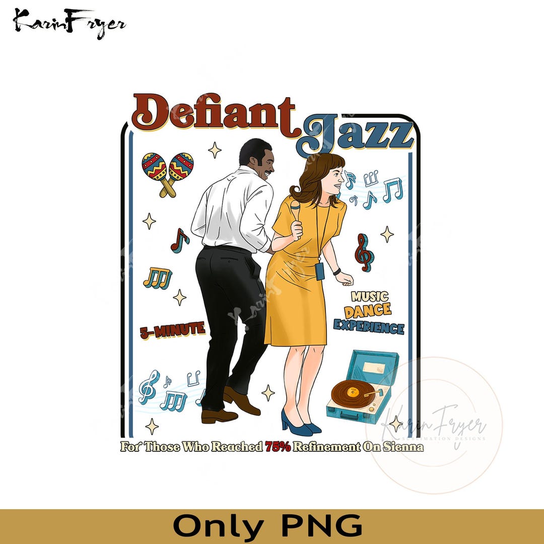 Defiant Jazz Scene Png, Severance Tv Show Png, Defiant Jazz EST 2025 ...