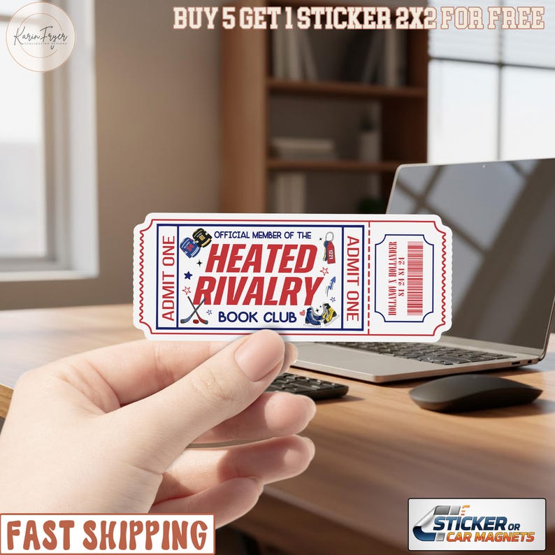Heated Rivalry Stickers, Stupid Canadian Wolf Bird, Hollander & Rosanov ...