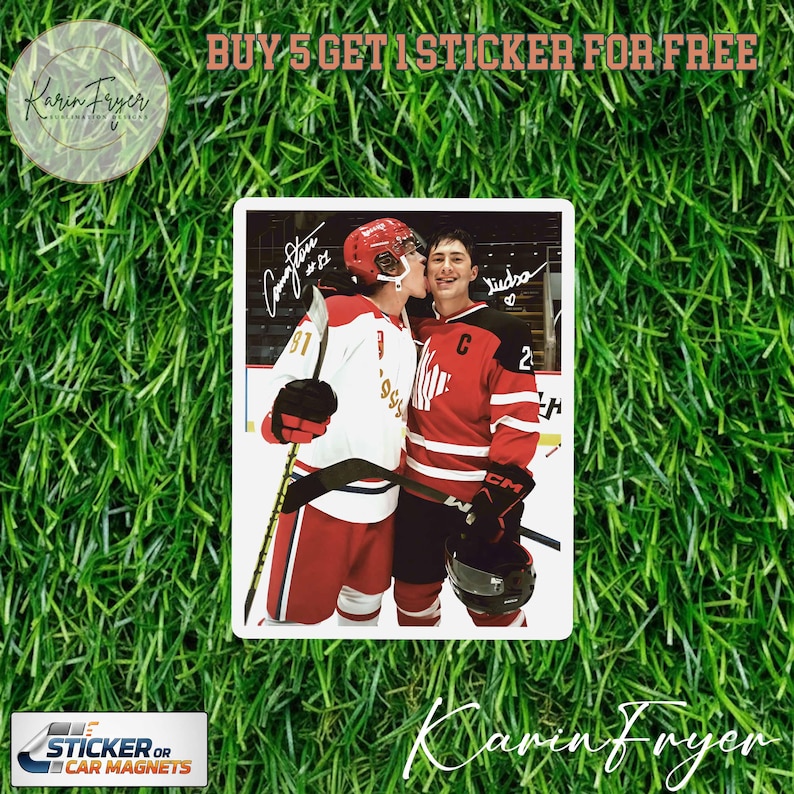 Heated Rivalry Sticker/magnet: Ilya Rozanov Shane Hollander, Waterproof ...