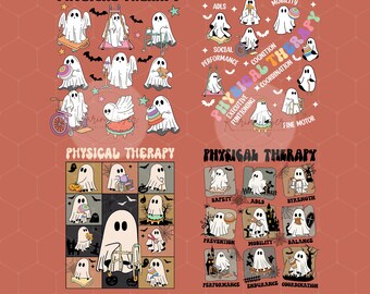 Spooky PT Squad Png, Physical Therapy Halloween Png, Physical Therapist ...