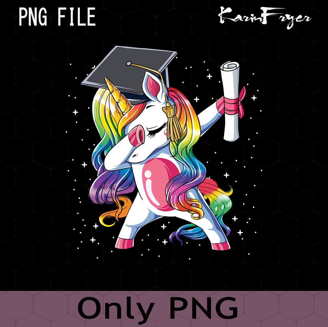 Unicorn Graduation Png, Graduation 2024 Shirt Png, Last Day of School ...
