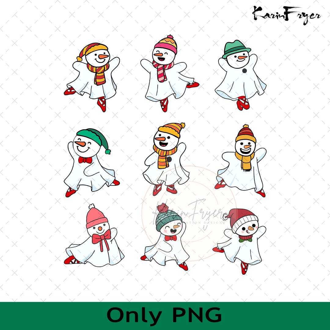 Ballet Snowman Christmas Png Merry Dancemas Png, Cute Christmas Png ...