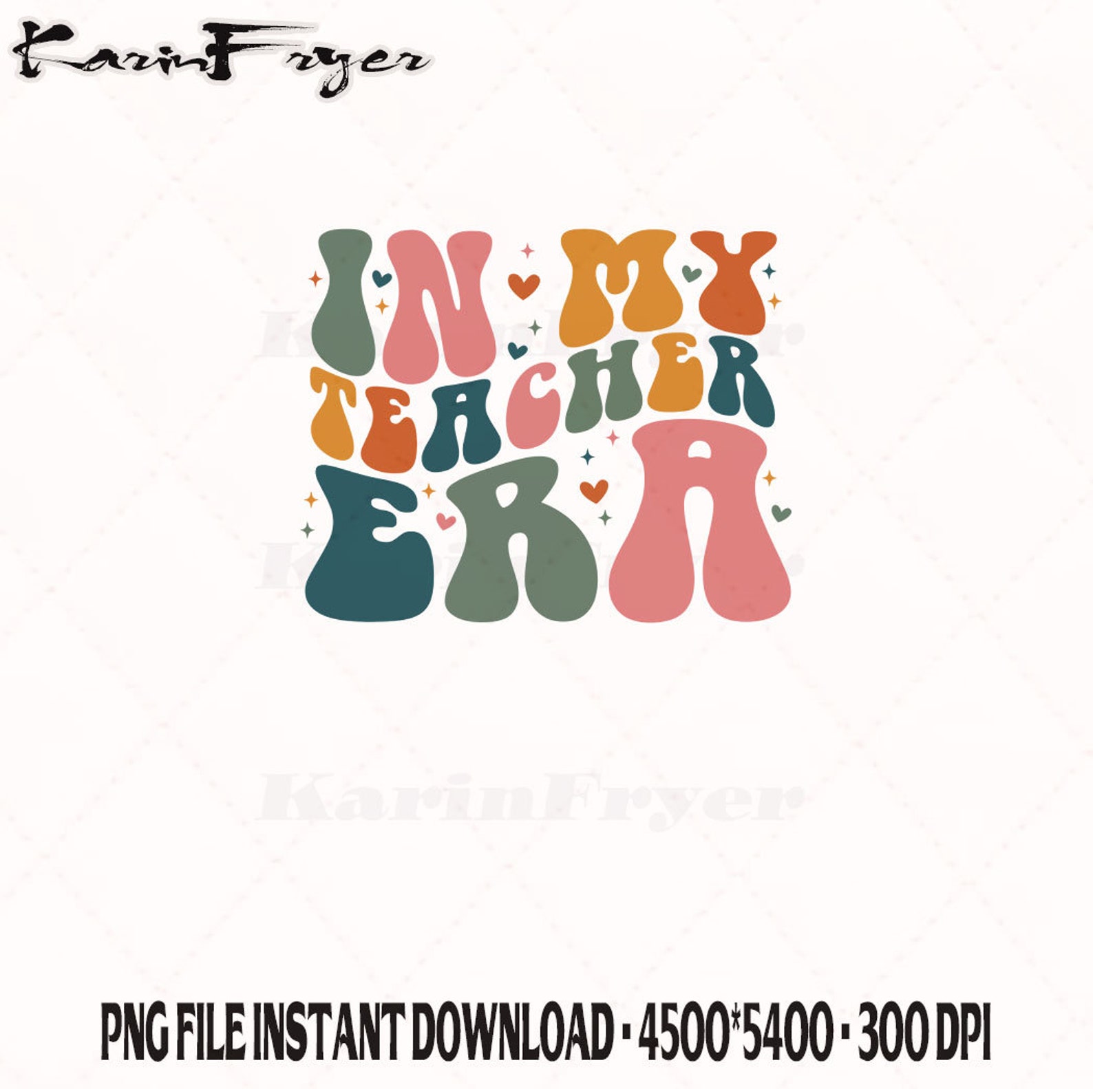 In My Teacher Era SVG Png Cool Teacher Era Svg Png Teacher - Etsy