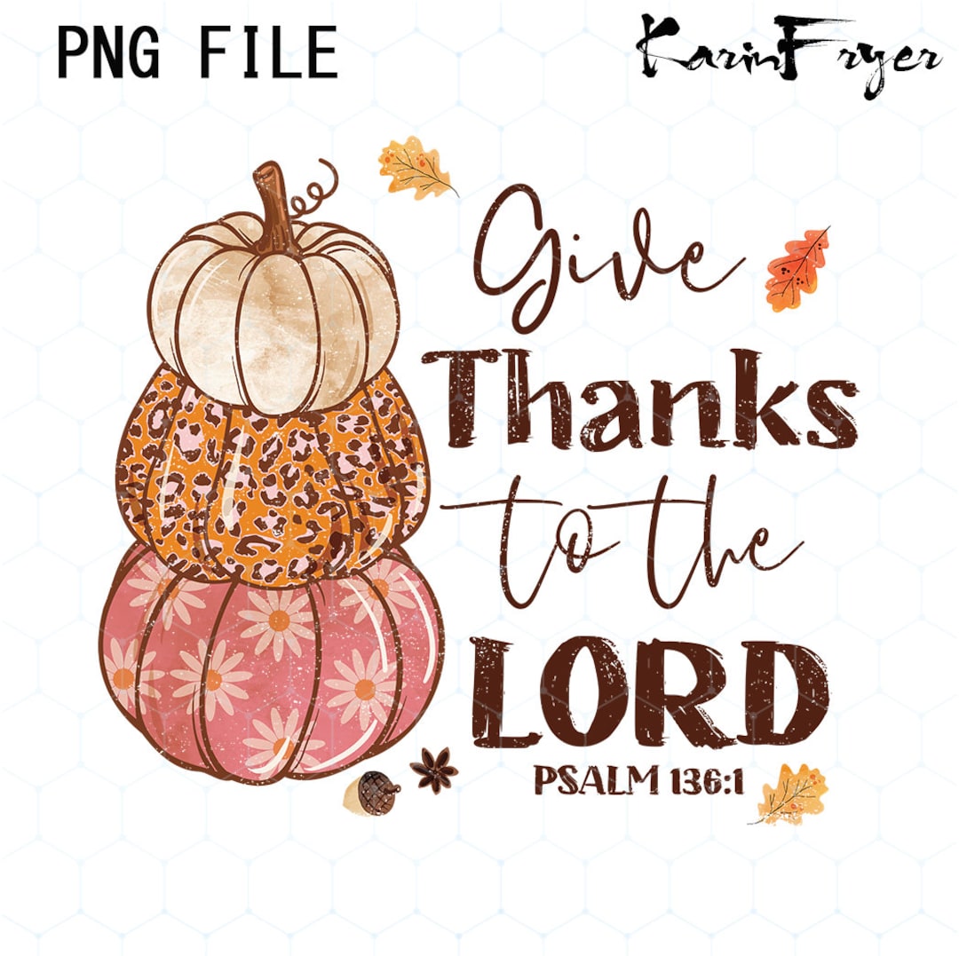 Retro Give Thanks PNG, Fall Png, Thanksgiving Shirt Design, Groovy ...