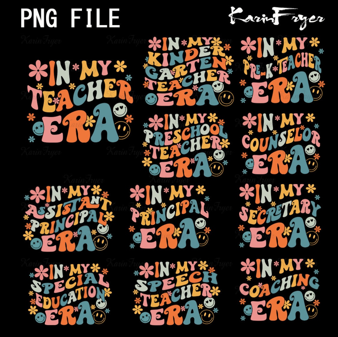 In My Teacher Era Bundle Png, Principal Era Png, Assistant Principal ...