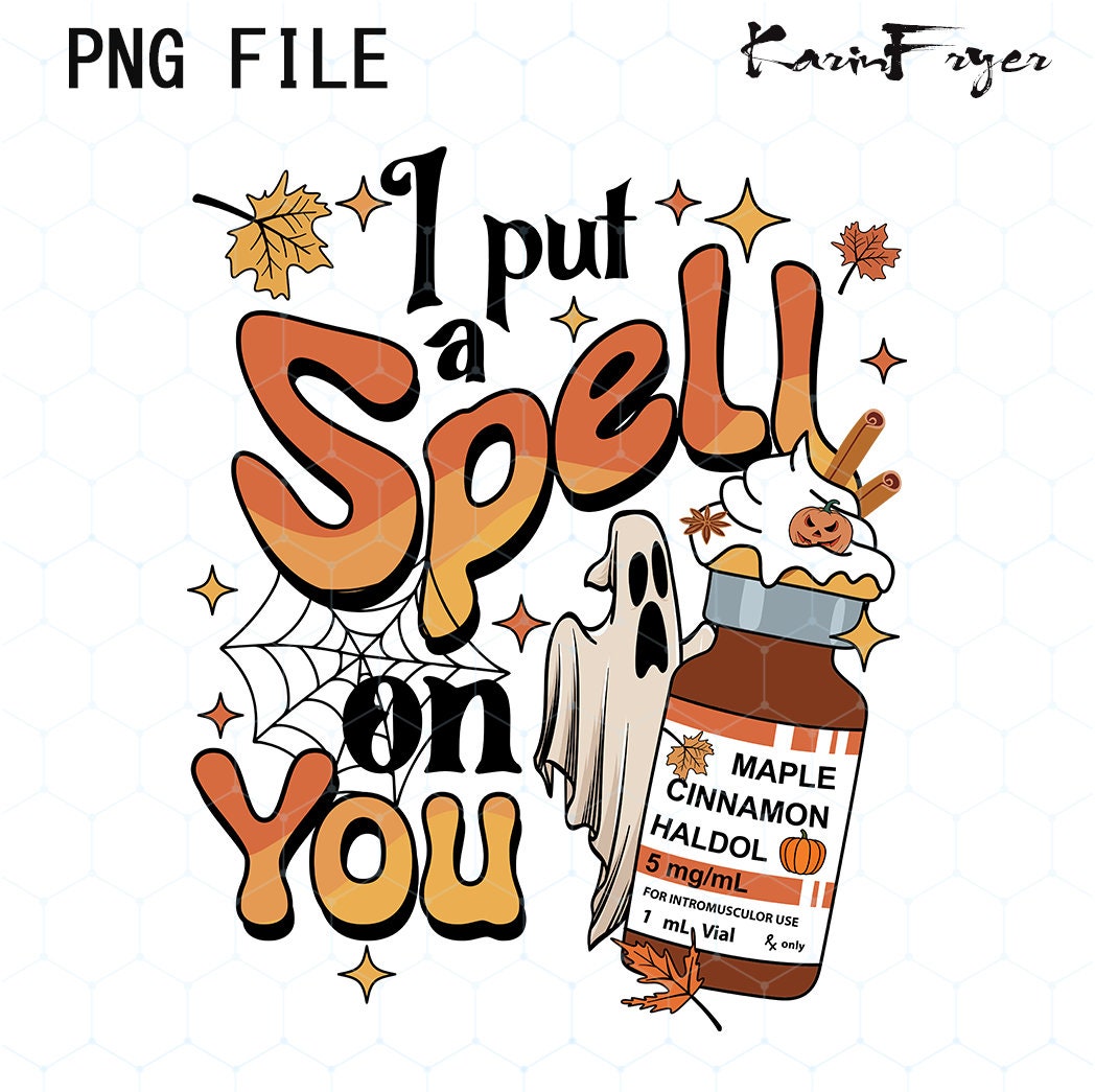 I Put A Spell on You Png Sublimation Design Download - Etsy
