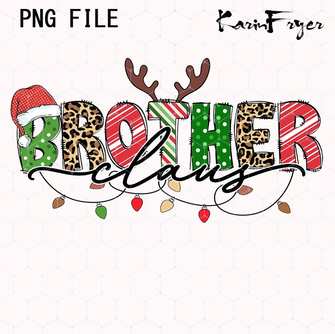 Brother Claus Png, Brother Christmas Png, Retro Christmas Png,christmas ...