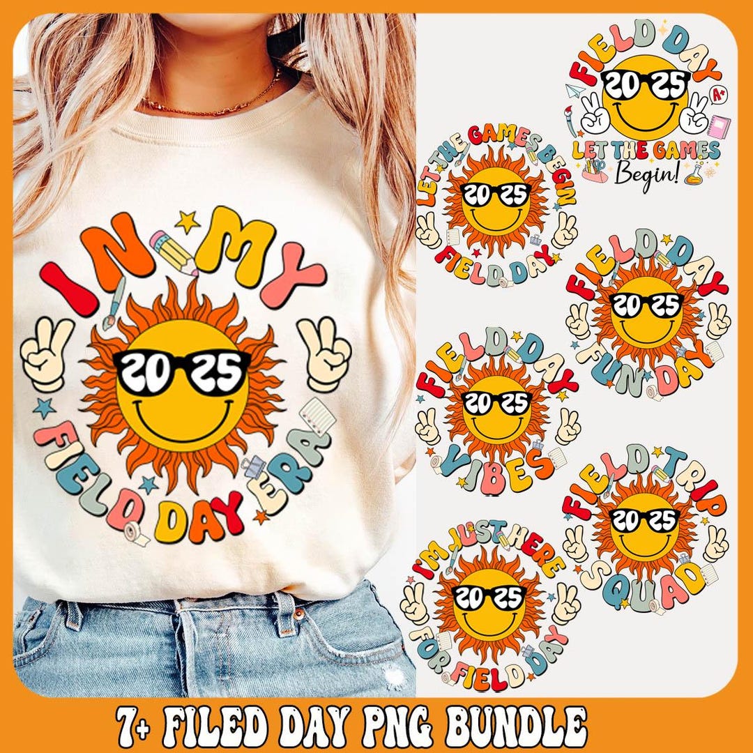 7+ Field Day 2025 PNG Bundle, in My Filed Day Era, Let the Games Begin ...