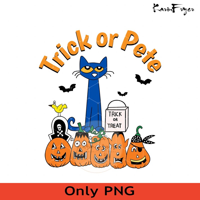 Black Cat Halloween Cartoon - Etsy