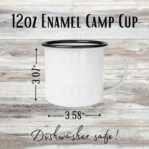 Enamel Camping Mug - Etsy