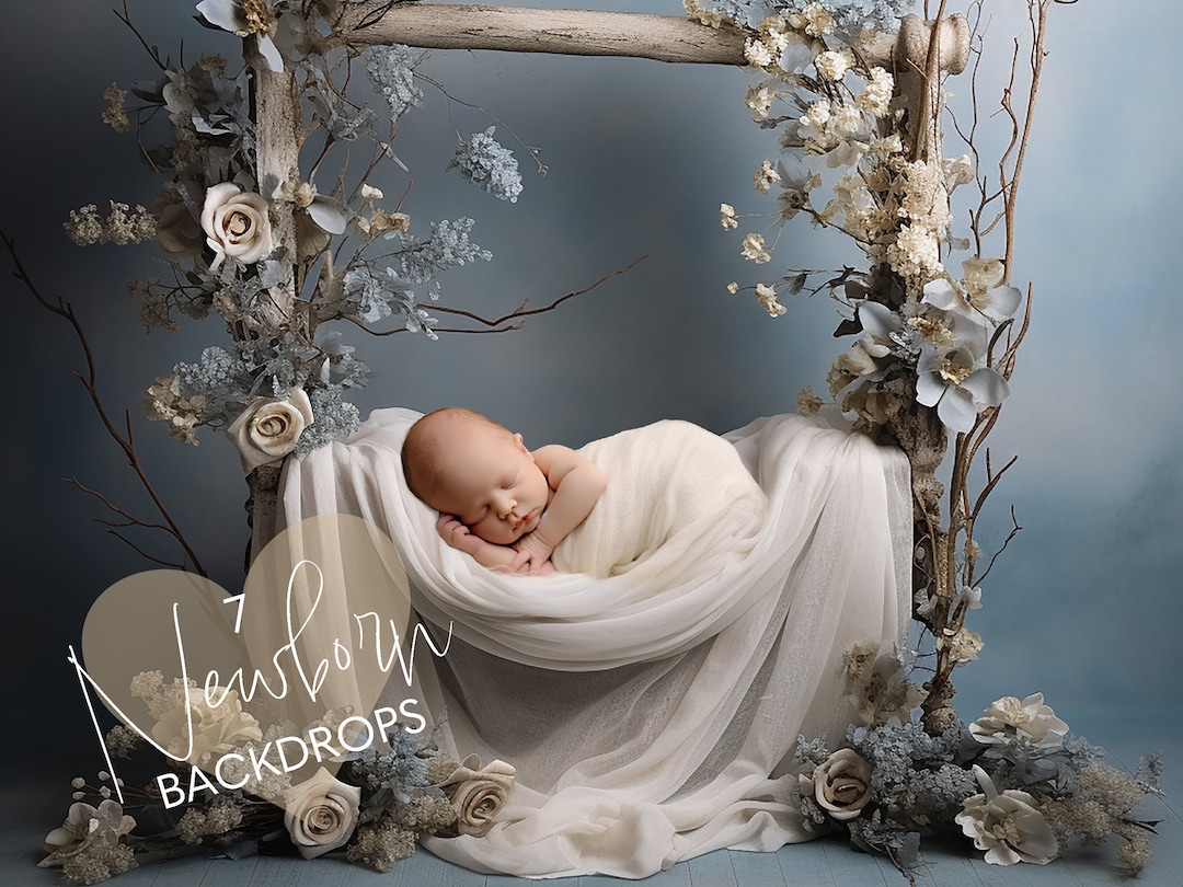 Newborn Backdrop for Boys Digital Backdrop for Newborns Photoshop ...