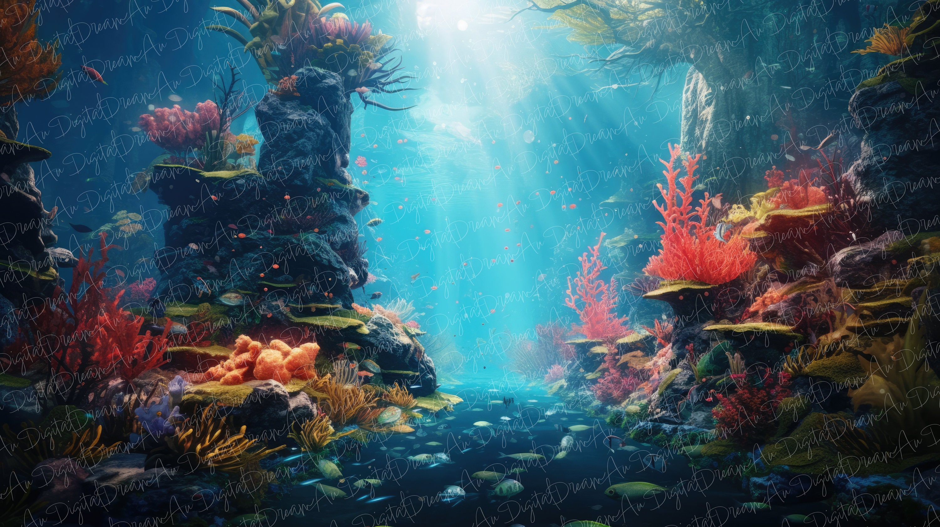 Backdrop for Photography Mermaid Overlay for Photos Mermaid Backdrop ...