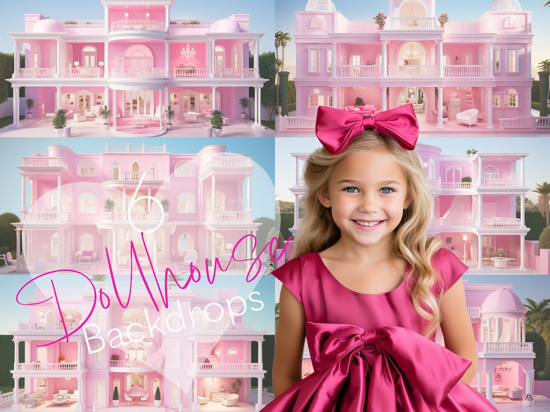 Barbie Digital Backdrop Overlay for Girls Barbie Movie Prop Barbie ...