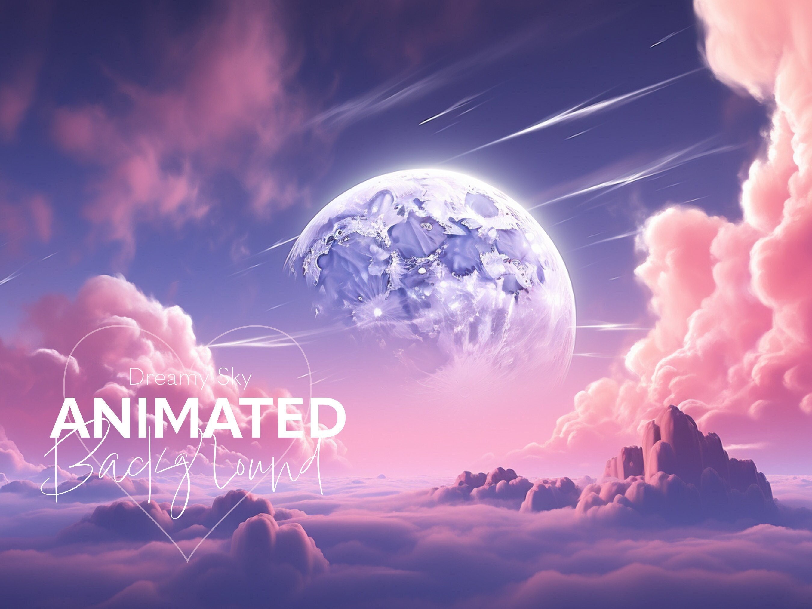 Vtuber Background Animated Background for Streaming Animated Background ...