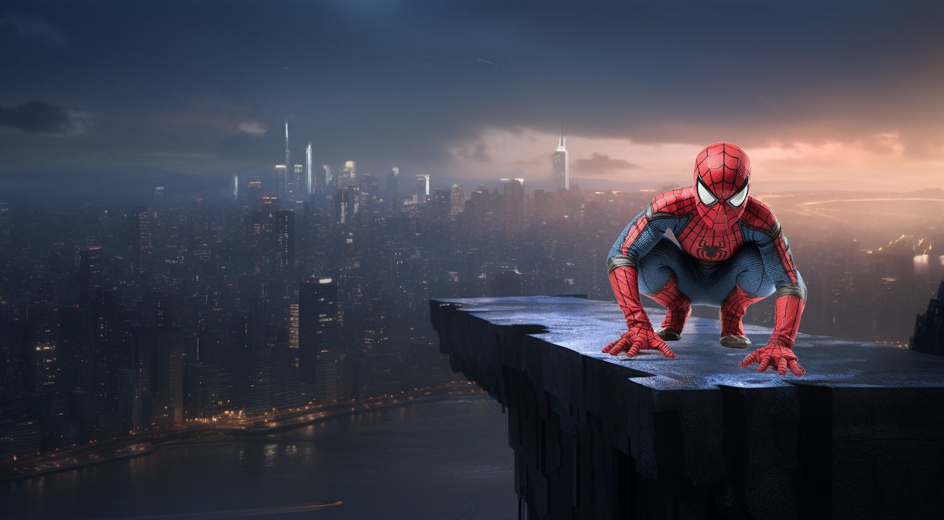 Superhero Digital Backdrop for Kids Background for Photoshop Digital ...