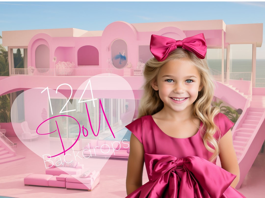 Barbie Digital Backdrop Overlay for Girls Barbie Movie Prop Barbie ...