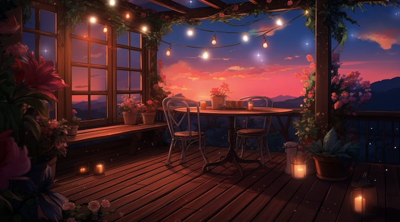 Vtuber Background Animated Background for Streaming Animated Background ...