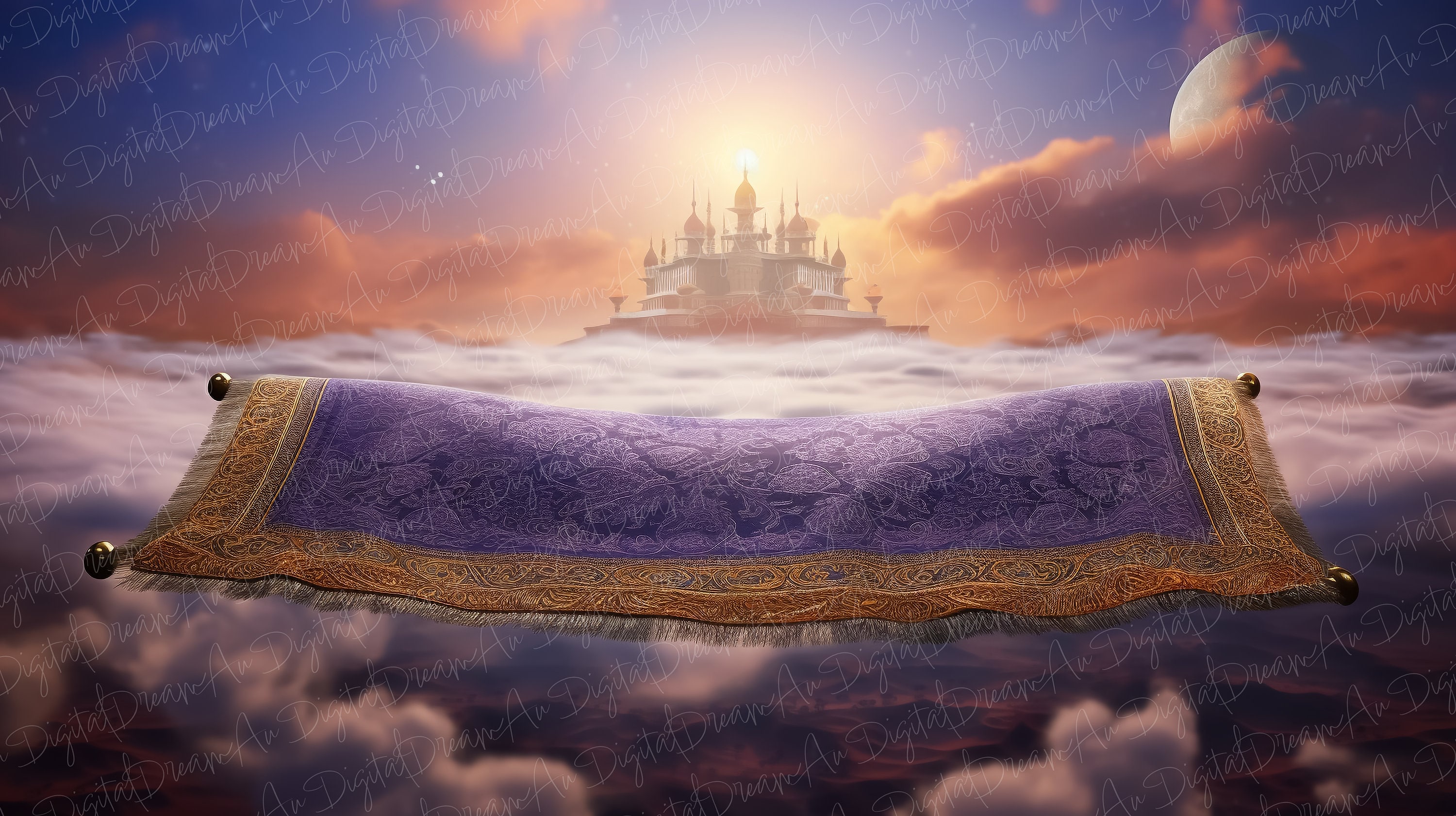 Digital Backdrop for Photoshop Digital Background ARABIAN NIGHTS Theme ...